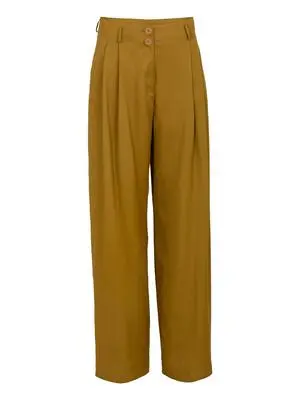 Silvia Tcherassi Opal Straight Leg Trousers - Brown