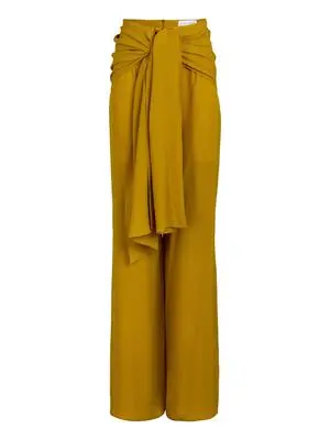 Silvia Tcherassi Shay Straight Leg Pants - Brown