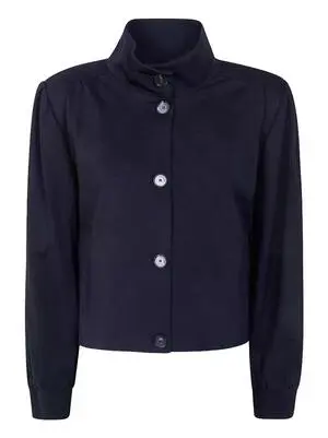 Liviana Conti Button-up Fitted Jacket - Black