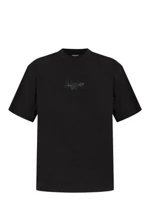Balenciaga Logo-print T-shirt - Black