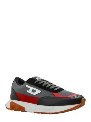 DIESEL® Low-top Sneakers With Logo Patch - Grey