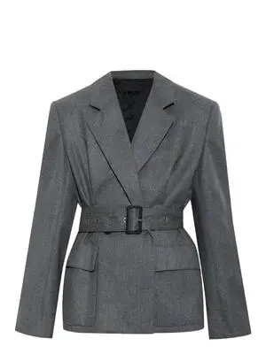 LANVIN Lanvin Belted Virgin-Wool Blazer