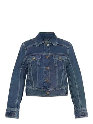BALMAIN Balmain Logo-Button Denim Jacket