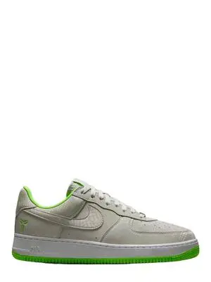 Nike Force 1 Low Snakeskin-effect Sneakers - Grey