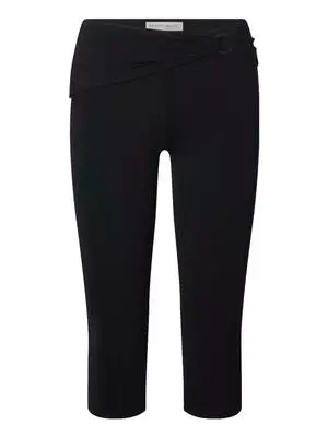 FRAME Alexandra Leclerc Casino Capri Trousers - Black