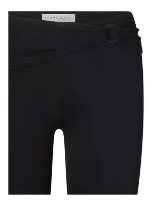 FRAME Alexandra Leclerc Casino Capri Trousers - Black
