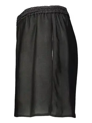 SAPIO Elasticated Waistband Shorts - Black