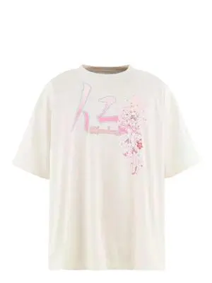 TAKASHI MURAKAMI X Yuta Hosokawa Mononoke Made Graphic-print T-shirt - Neutrals