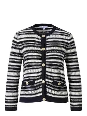 Veronica Beard Bellingham Button-front Cardigan - Blue