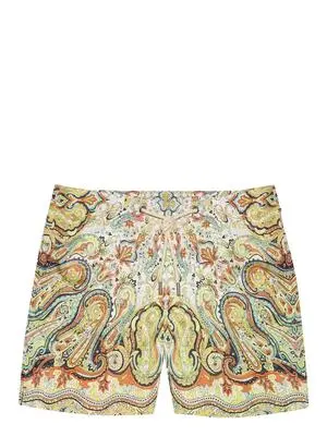 Orlebar Brown Orlebar Brown Bulldog Drawcord Paisley-Print Swim Shorts Neutrals