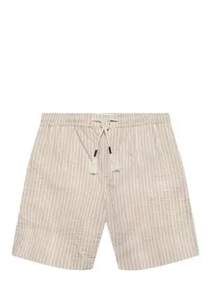 Orlebar Brown Seersucker Stripe Shorts - Neutrals