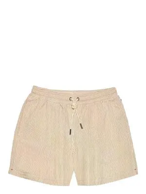 Orlebar Brown Boxer Seersucker Swim Shorts - Neutrals