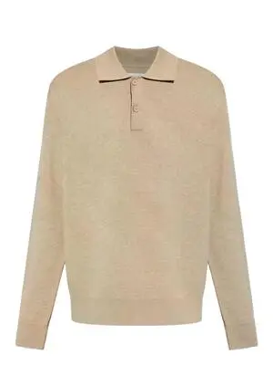 SAMSOE SAMSOE Sanino Long-sleeves Polo Shirt - Neutrals