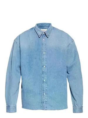 FRAME Raw-cut Denim Shirt - Blue