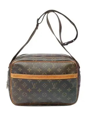 LOUIS VUITTON Monogram Reporter Pm Shoulder Bag - Brown
