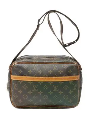 LOUIS VUITTON Monogram Reporter Pm Shoulder Bag - Brown