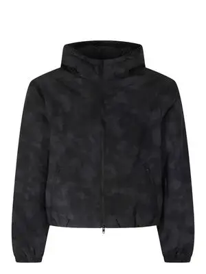REPRESENT Cyclone Printed Hooded Jacket - Black