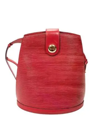 LOUIS VUITTON Cluny Epi Leather Shoulder Bag - Red