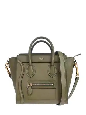 Celine 2019 Nano Luggage Handbag - Green