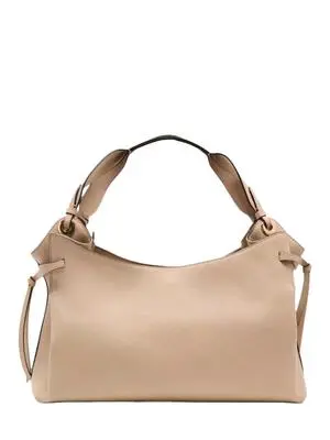 LANCEL Swann Leather Tote Bag - Neutrals