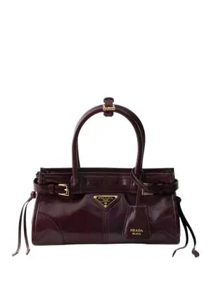 Prada Prada Bonnie Leather Mini Bag Red