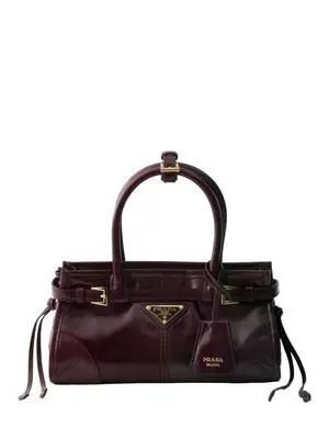 Prada Bonnie Leather Mini Bag - Red