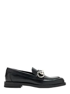 Gucci Boulevard Moccasin With Horsebit Detail - Black