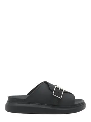 Alexander McQueen Hybrid Buckle Sandal - Black