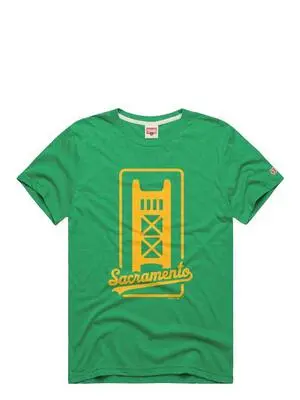 HOMAGE Athletics Tri-blend Hyperlocal T-shirt - Green
