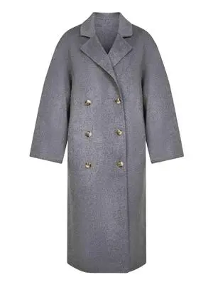 LOU LOU STUDIO Loulou De Saison Double Breasted Coat - Grey