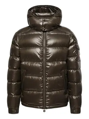 Moncler Moncler Maya Hooded Short Down Jacket Green