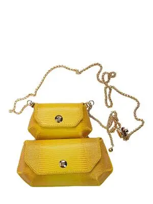 MALUSHA Malusha Twins Bag Set Yellow