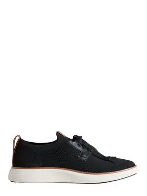 Quince Engineered Knit Derby Sneaker - Black