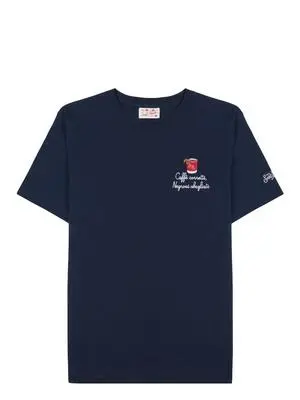 MC2 SAINT BARTH 100% Cotton T-shirt - Blue