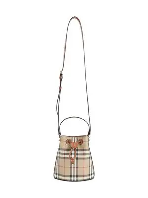 Burberry Drawstring Bucket Bag - Brown