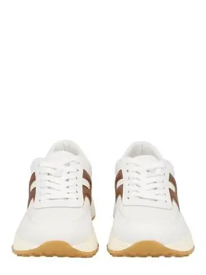 Hogan Hyperlight Calfskin & Mutton Mini Sneaker - White