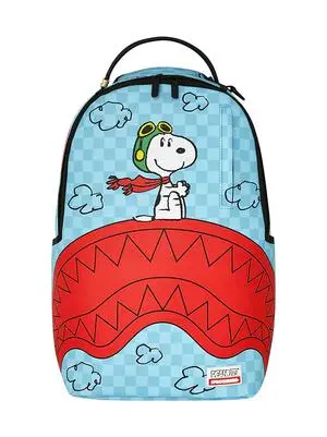 SPRAYGROUND Snoopy Pilot Shark Dlxsv Backpack - Multicolor