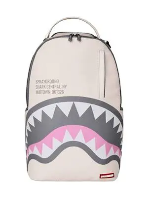 SPRAYGROUND Shark Central Rose Dlxsv Backpack - White