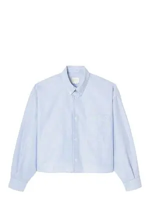 A.p.c. Sophia Striped Button-down Shirt - Blue