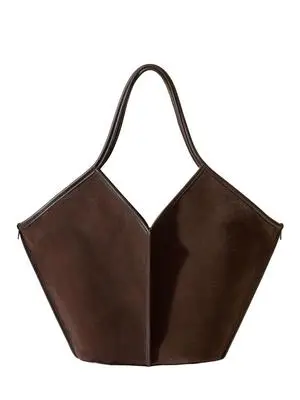 Hereu Calella Suede Leather Tote Bag - Multicolor