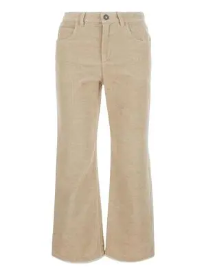 Isabel Marant Étoile Cotton And Blend Trousers - Multicolor