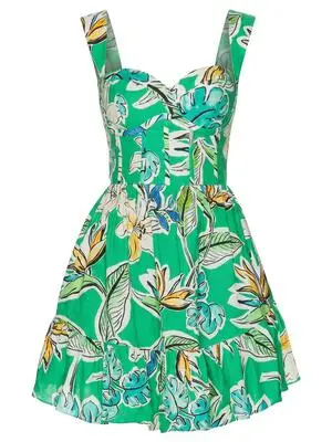 YUMI KIM Yumi Kim Sylvia Mini Dress In Tropical Print
