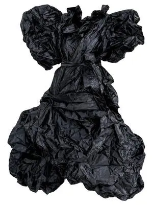 Miro Misljen Sculptural Maxi Dress - Black