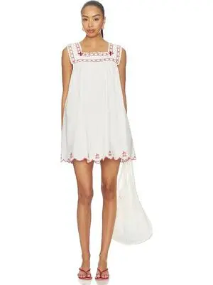 For Love & Lemons Sleeveless Mini Dress - White