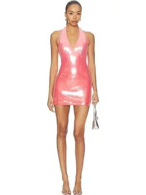 LOVERS AND FRIENDS Alora Sequin Mini Dress - Red Ombre