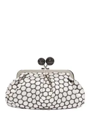 MAX MARA Weekend Max Mara Woven Jacquard Pasticcino Clutch Bag