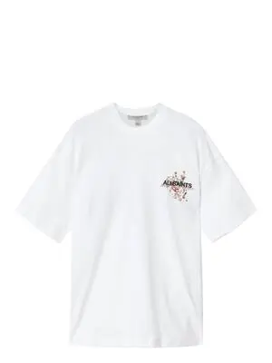 ALLSAINTS Valen Etta Oversized Graphic Floral T-shirt - White
