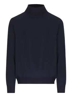 Tagliatore Long-sleeve High-neck Top - Black