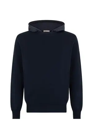 Herno Hooded Knit Top - Blue