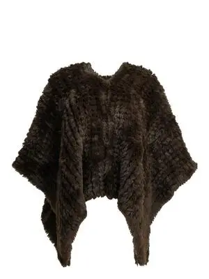 Pinko Asymmetrical Cape - Brown
